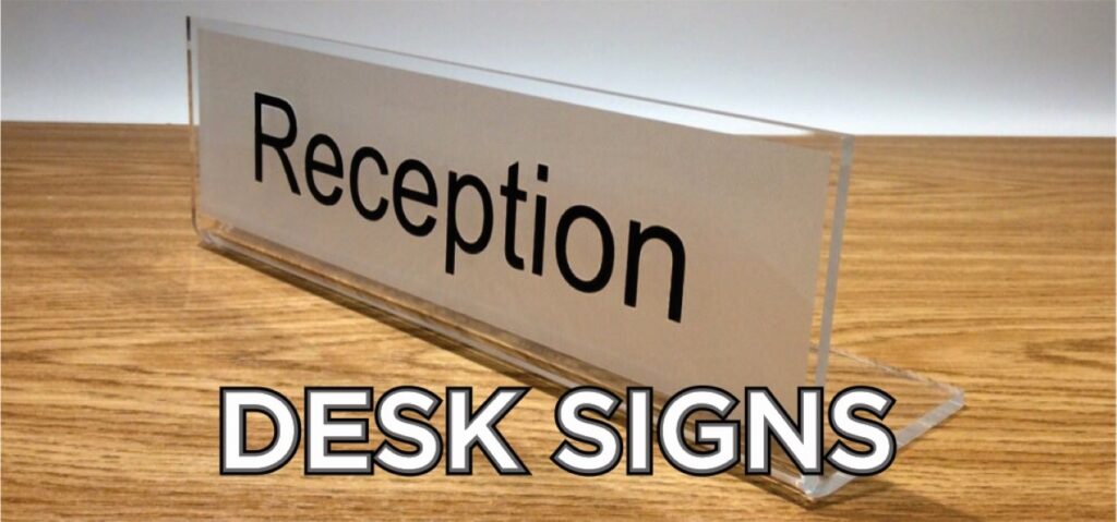ADA SIGNAGE - DESK SIGNS - All Star Engraving - Custom Engraving ...